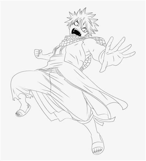 Coloriage natsu fairy tail télécharger et imprimer gratuit