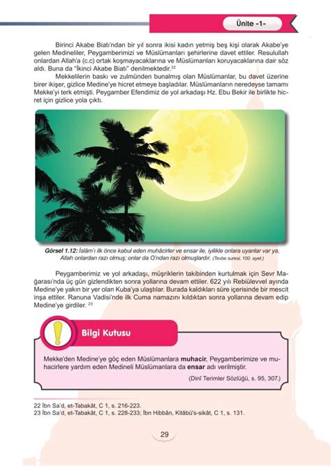 6 Sınıf Peygamberimizin Hayatı Meb Yayınları Sayfa 29 Cevapları