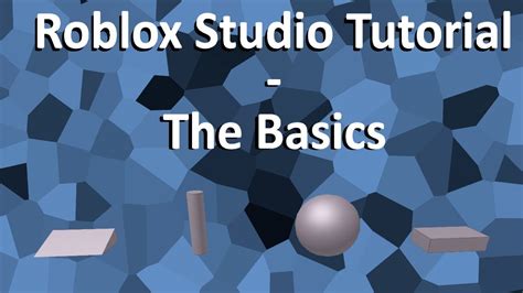 Roblox Studio Tutorial The Basics YouTube