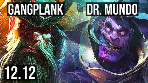 Gangplank Vs Dr Mundo Top M Mastery Quadra Legendary
