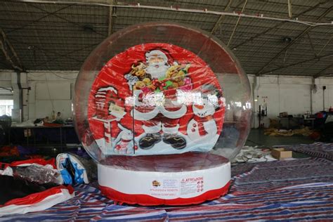 SNOW GLOBE Sfera Gonfiabile Gigante Di Natale Gonfiabili Market