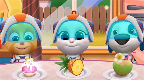 My Talking Tom Friends Space Decorations Catch Up To Roy Space