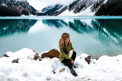 Alberta Canada Lake Mountains Banff Beautiful Amazing Blue