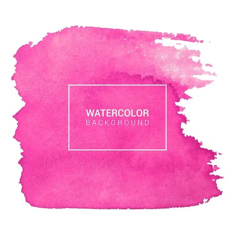 Fundo De Textura Abstrata Rosa Aquarela Vetor Premium