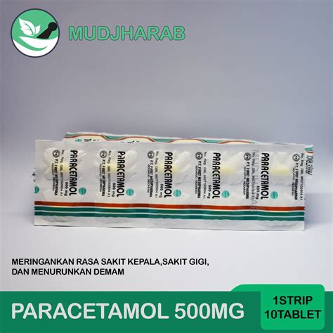 Jual PARACETAMOL 500MG UNTUK MERINGANKAN NYERI DAN SAKIT KEPALA
