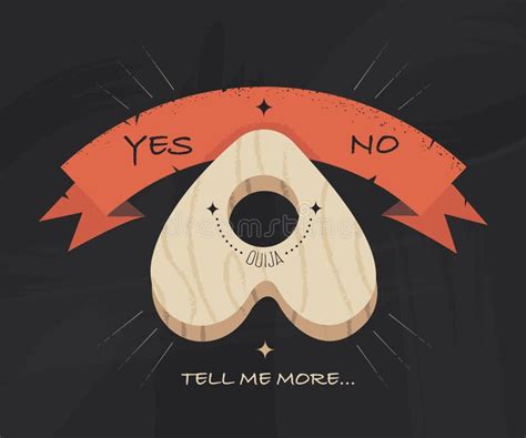 Planchette Of Ouija Board On Wooden Texture Poster With Game Of Ghosts