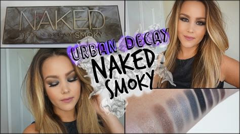 New Urban Decay Naked Smoky Palette Review Tutorial Youtube