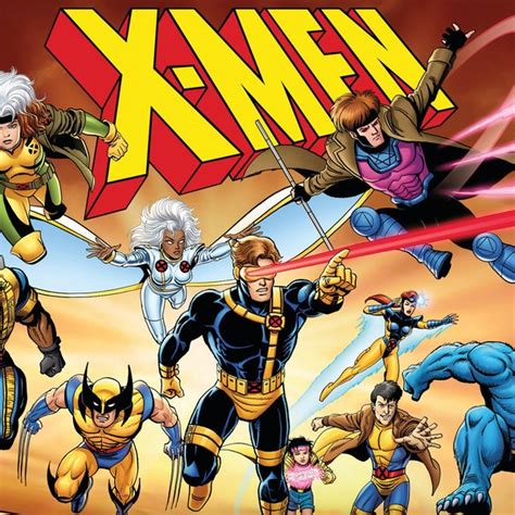 X Men Animated Series Poster Etsy