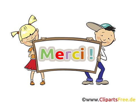 Enfants Illustration Gratuite Merci Clipart Merci Dessin Picture