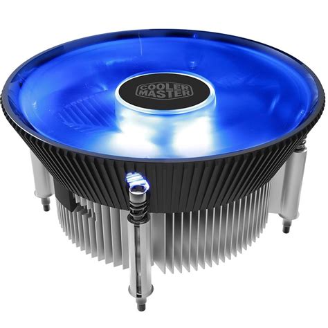 Cooler MYMAX Para Processador Universal Intel Amd LED Azul Vermelho