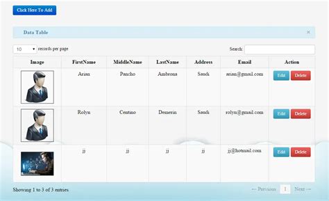 Add Edit Delete With Data Table Using PHP MySQL SourceCodester