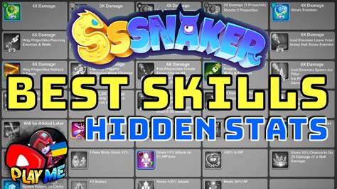 Best Skill In SSSnaker Skills Hidden Stats Skills Tier List YouTube