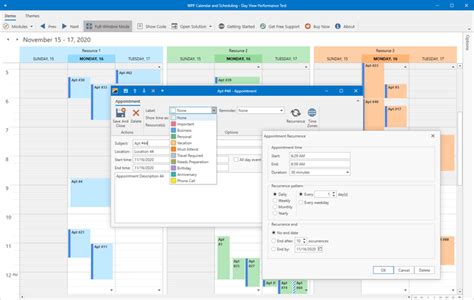 wpf scheduler outlook calendar for devexpress