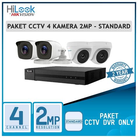 Jual PAKET CCTV HILOOK 2MP 4 KAMERA CCTV DVR ONLY Shopee Indonesia