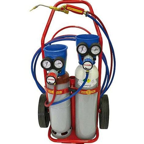 Castoflam SI Kit Complet Oxygene Acetylene Avec Detendeur Typhoon