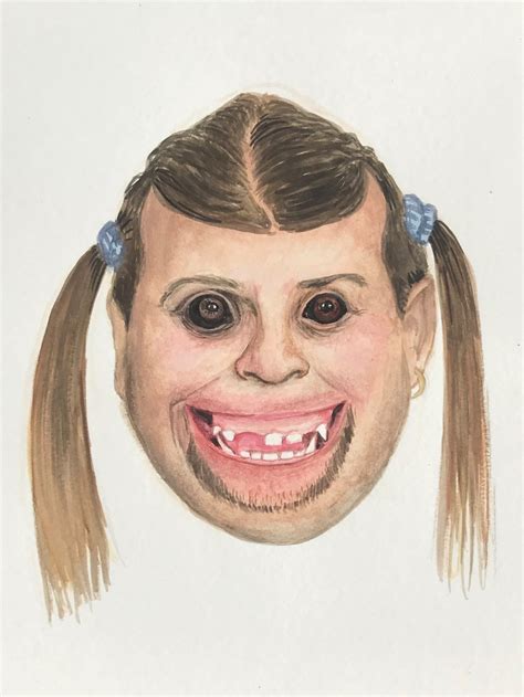 Creepy Ugly Guy Dina Cimarusti Art