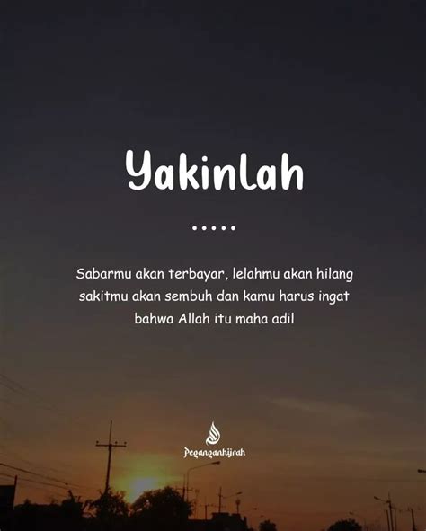 Yakinlah Kata Kata Indah Kutipan Pelajaran Hidup Kata Kata Motivasi