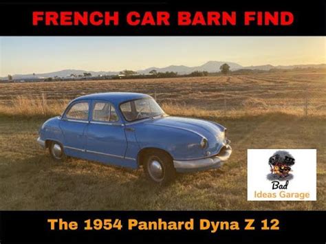 BARN FIND 1954 Panhard Dyna Z 12 The Weird French Car We Revived
