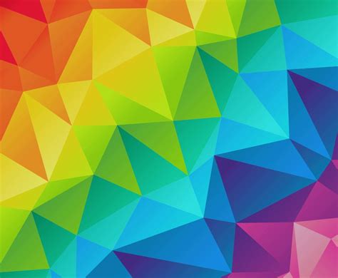 Colorful Background Triangles Vector Vector Art Graphics Freevector