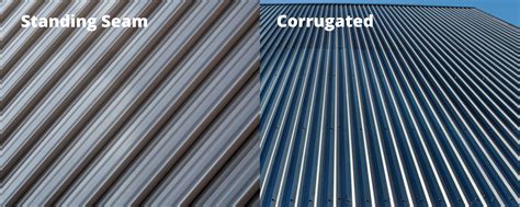 Standing Seam VS Corrugated