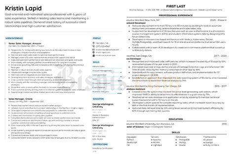 Contoh Cv Ats Friendly Fresh Graduate Dan Berpengalaman