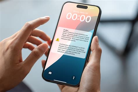The IT Alert Message Dipartimento Della Protezione Civile
