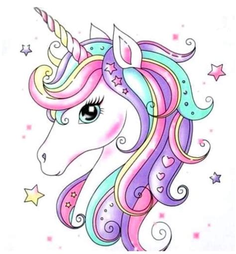 Pin By Brooklyn On Color Pencils Drawings Unicorn Cake Topper