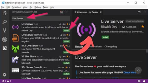 How To Install Live Server In Visual Studio Code Vscode YouTube