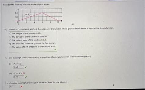 solved consider the following function whose graph is shown