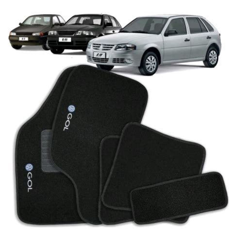 Jogo Tapete Tipo Carpete Bordado Vw Gol G G G Pe As Shopee