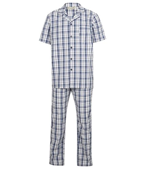 Venta Pijama Hombre Algodon Botones En Stock