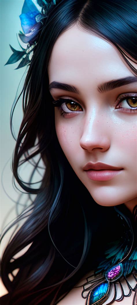 Beautiful Woman Wallpaper 4K AI Art
