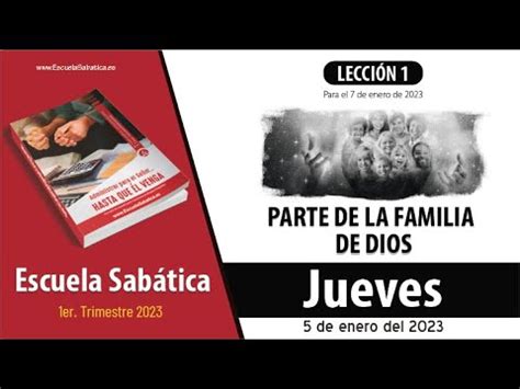 Escuela Sabática Jueves 5 de enero del 2023 Tesoros en el cielo