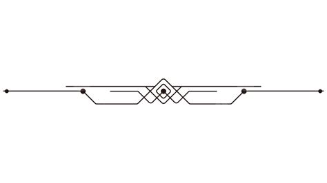 Lines Divider Vector PNG Images Black Decorative Line Divider Line