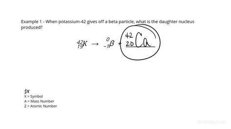 Balancing A Nuclear Chemical Equation Chemistry Study