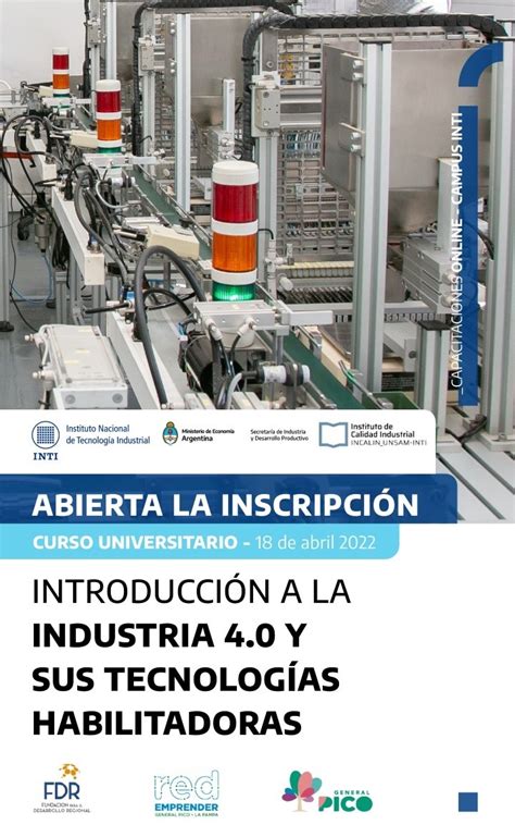 INSCRIPCIONES ABIERTAS PARA EL CURSO INTRODUCCIÓN A LA INDUSTRIA 4 0 Y