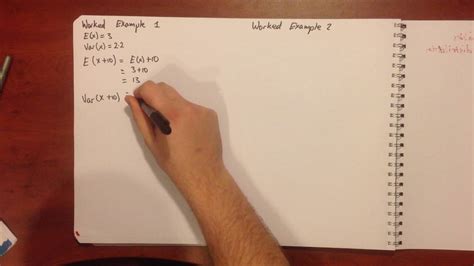 specialist maths 14 2 linear combinations of random variables youtube
