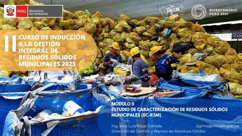 Presentación Módulo II Estudio de caracterización de residuos sólidos
