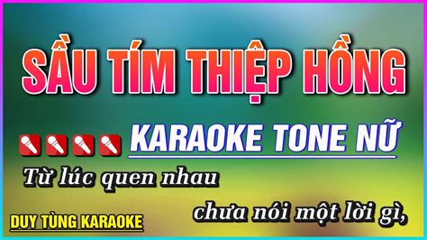 Karaoke S U T M Thi P H Ng Tone N Duy T Ng Karaoke Youtube