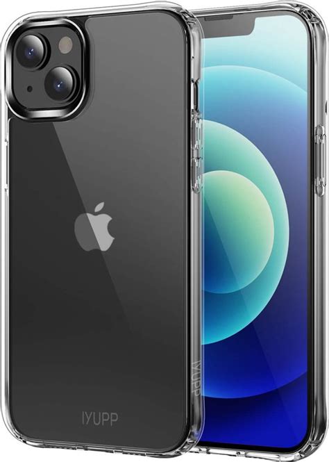 IYUPP Bumper Geschikt Voor Apple IPhone 14 Hoesje Transparant Bol