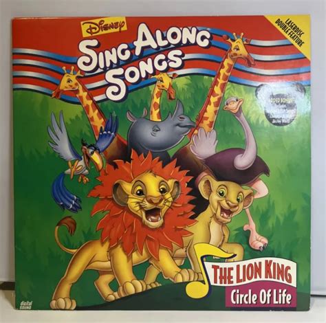 Disney Sing Along Songs The Lion King Circle Of Life Laserdisc