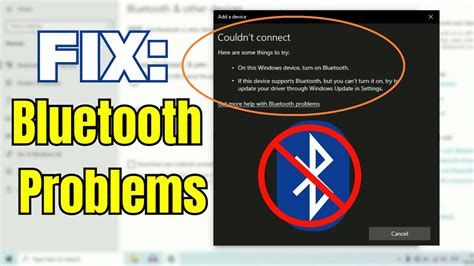 Bluetooth Device Not Working On Windows Easy Fix Youtube