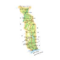 Large Detailed Old Map Of Togo Togo Africa Mapsland Maps Of The