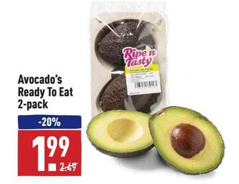 Avocado S Ready To Eat 2 Pack Aanbieding Bij ALDI 1Folders Nl