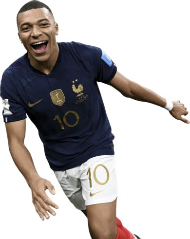 Kylian Mbapp France Football Render Footyrenders