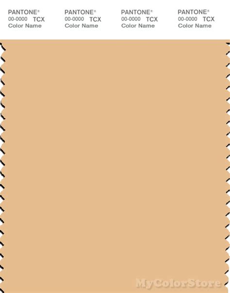 PANTONE SMART 12 0921 TCX Color Swatch Card Golden Straw Polycolors