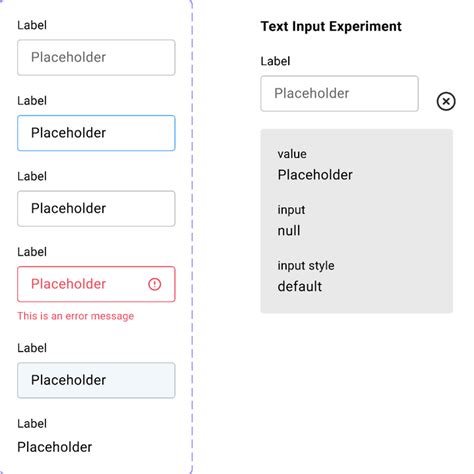 Editable Text Input Experiment Figma