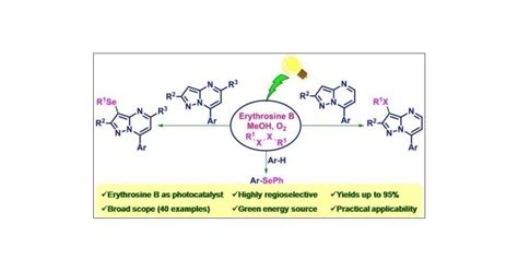 Visible Light Mediated Regioselective C3H Selenylation Of Pyrazolo 1 5