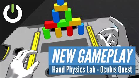 Hand Physics Lab Hand Tracking Gameplay Holonautic Oculus Quest Via