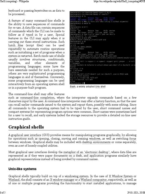 graphical shells unix like systems pdf shell computing command line interface